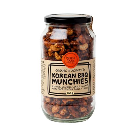 Mindful Foods Korean Bbq Munchies 400g About Me Organics
