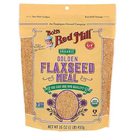 Bobs Red Mill Organic Golden Flaxseed Meal 16 Oz The Fresh Grocer