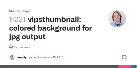 Vipsthumbnail Colored Background For Output Issue Libvips