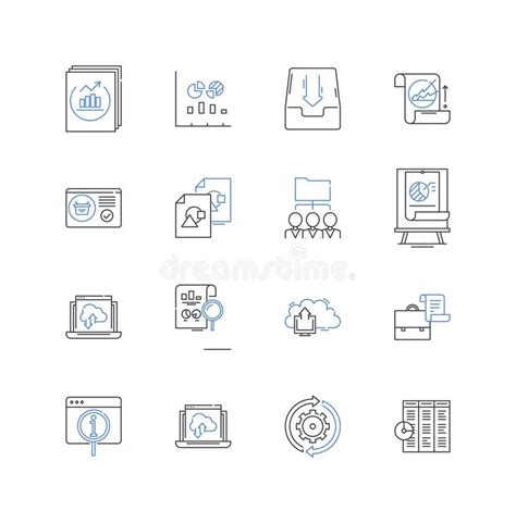 Gaming Console Line Icons Collection Playstation Xbox Nintendo Gaming Entertainment