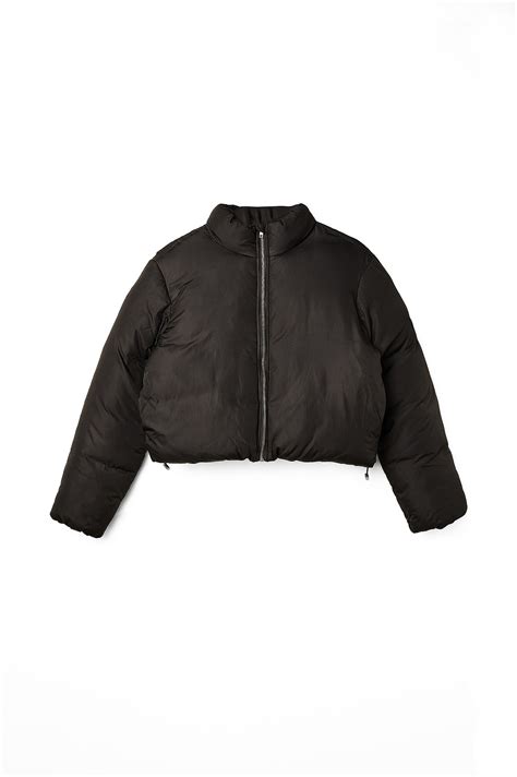 Short Padded Jacket Black Na Kd
