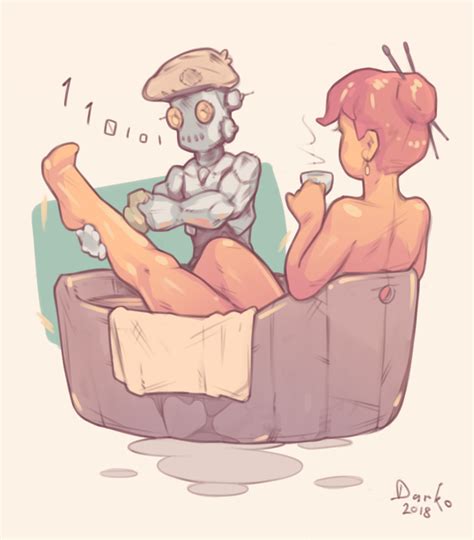 Robo Bath By Darkodraws Hentai Foundry