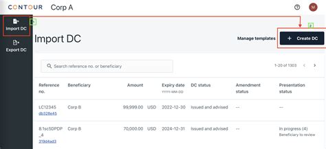 Applicant Actions Contour Docs
