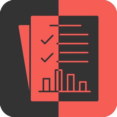 Status Report Red Inverse Icon 40950720 Vector Art At Vecteezy