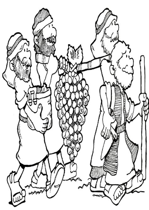 Joshua 12 Spies Coloring Pages Coloring Pages