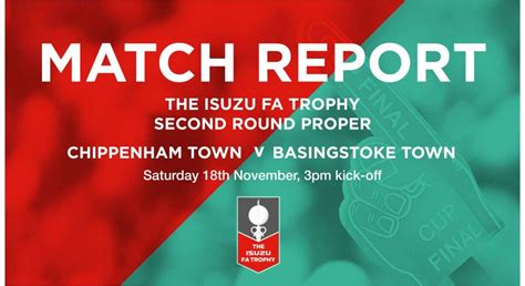 Match Report Chippenham Town 1 1 Basingstoke Town 3 2 Pens Fa