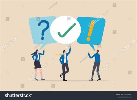 Faq Question Answer Solution Solve Problem Stock Vector Royalty Free