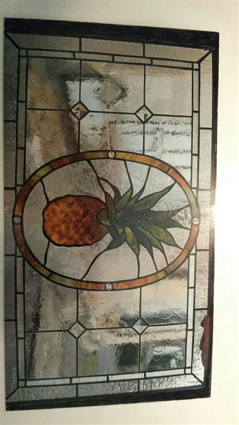 Stained Glass Pineapple Panel By Anita Troisi Stained Glass Decor