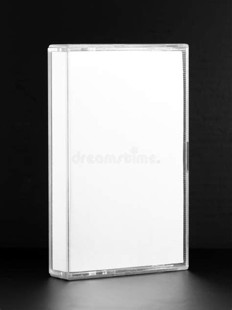 Blank Compact Cassette Tape Box Design Mockup View Vintage Cassete