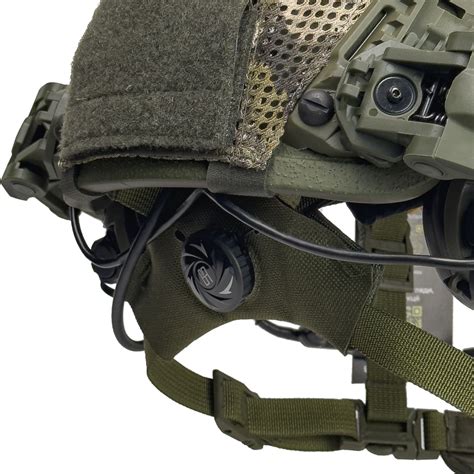 Купить Комплект тактичний шолом Sestan Busch Helmet Bk Ach Hc Олива навушники Earmor М32 і