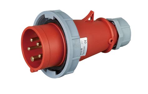 PBT Plastic Housing Ip67 Plugs And Sockets Safety Waterproof Connector Plug