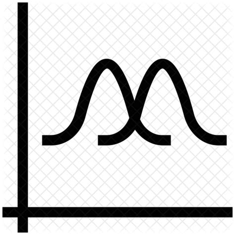 Sinusoidal Graph Icon Download In Line Style