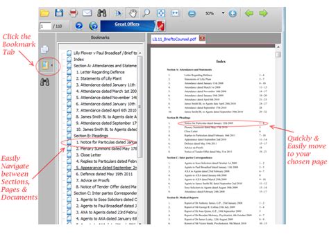 Index Is Bookmarked — Bundledocs