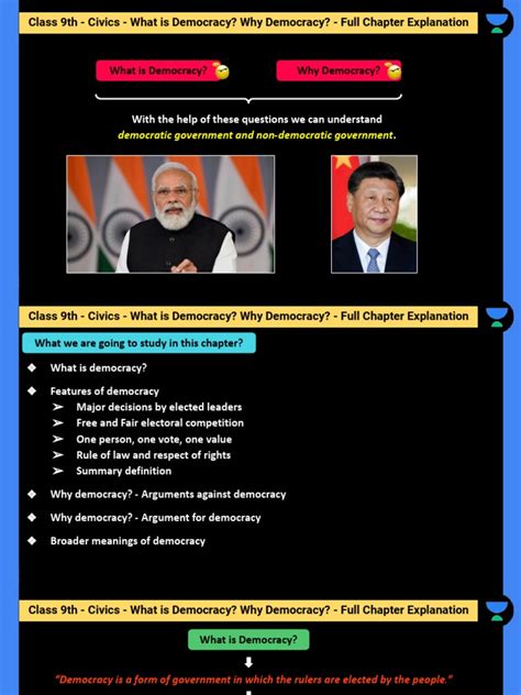What Is Democracy Why Democracy Full Chapter Explanation Pdf Pdf