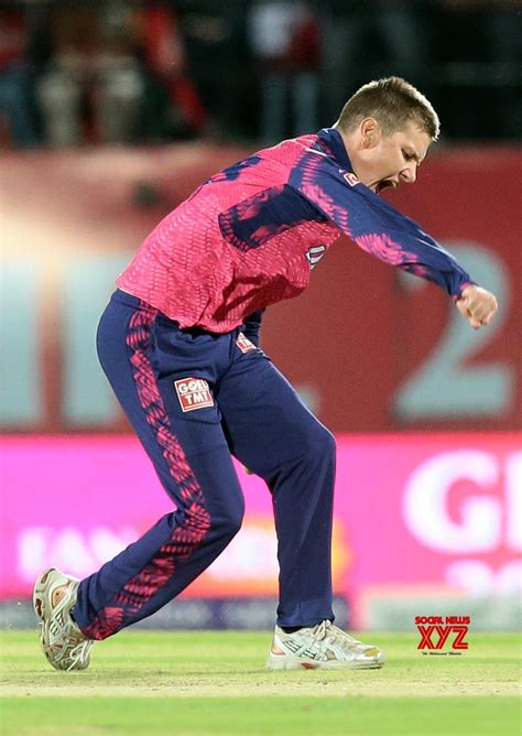 Dharamshala Rrs Bowler Adam Zampa Celebrats The Dismissal Of Pbks