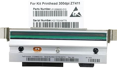 Cabezal De Impresión Para Impresora Térmica De Etiquetas Zebra Zt411