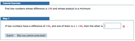 Solved Tutorial Exercise Find Two Numbers Whose Difference