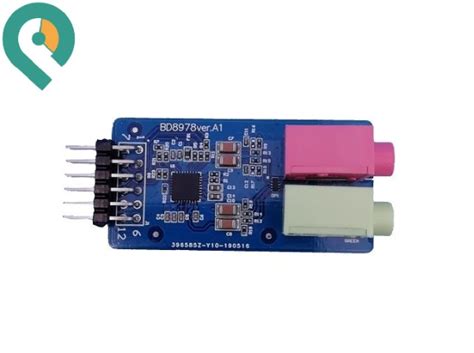 wm8978 audio sub development board standard pmod port — fii wm8978
