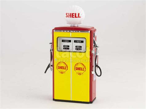 Divers Pompe à Essence Shell Greenlight 1 18 Autos Miniatures Tacot