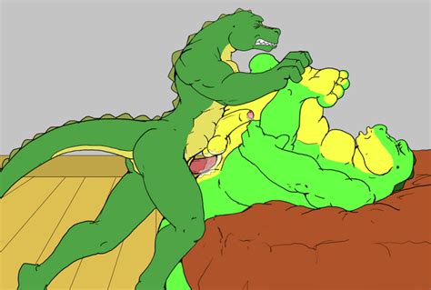 Rule 34 Alligator Alligatorid Anal Anal Sex Anthro Anus Balls Bed Belly Big Belly Crocodile