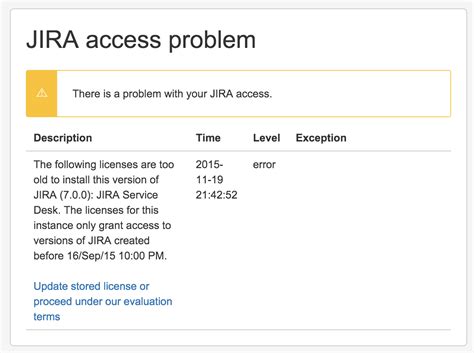 Unable To Access Jira After Upgrade To 7x Due To Expired Service