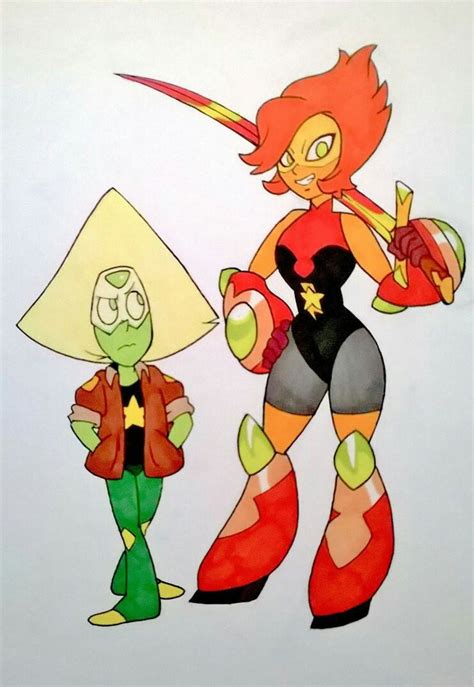 An Image Of Cartoon Characters Drawn In Colored Pencils
