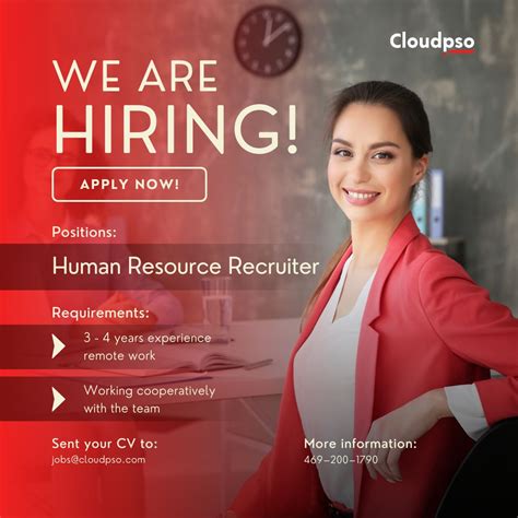 Cloudpso On Linkedin Hrjobs Recruitmentrole
