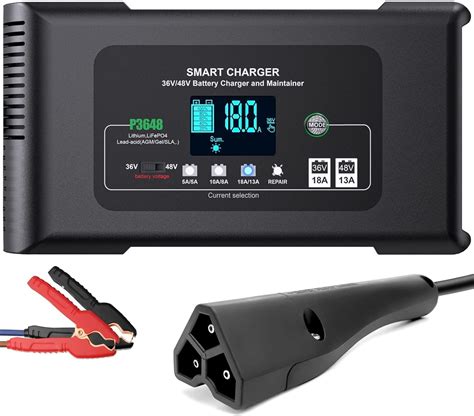 E Z Go Elite Lithium Golf Cart Battery Charger 36v 48v