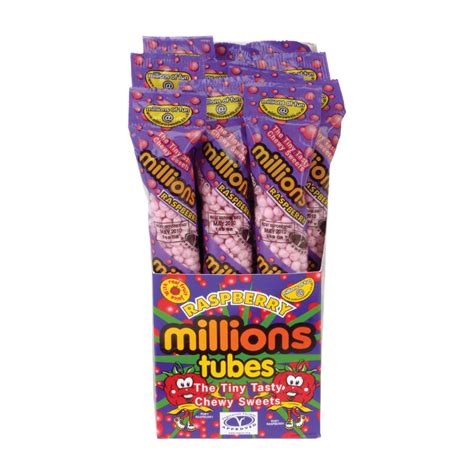 Raspberry Millions Buzz Sweets Uk