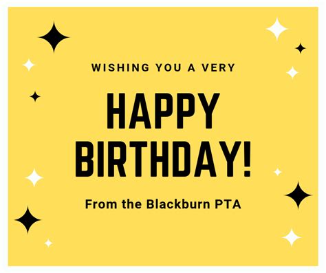 Happy Birthday Ms Dimmitt Blackburn Elementary Pta