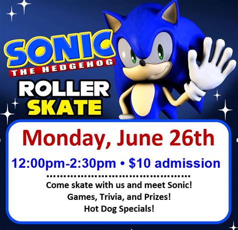 Sonic The Hedgehog Skate Skateland Mesa