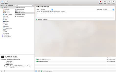 Resuelta automator Cómo abrir un archivo con automator