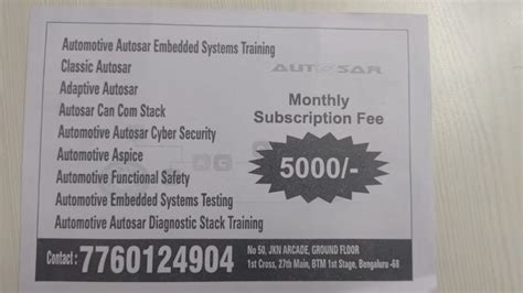 autosar embeddedsystems automotive onlinelearning freecourses