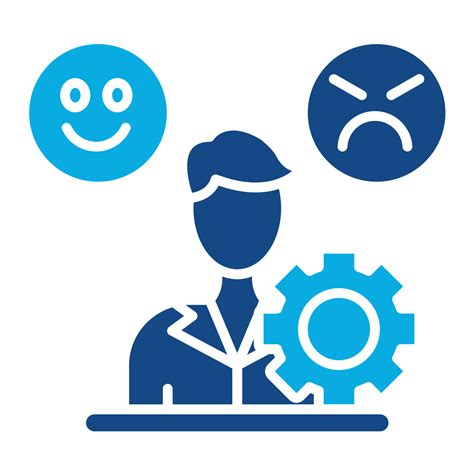 Managing Emotions Glyph Two Color Icon 17611251 Vector Art At Vecteezy