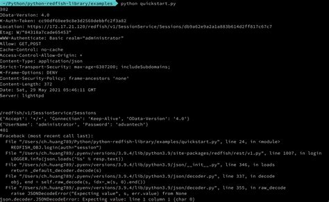 AttributeError Module Redfish Has No Attribute Redfish Client Issue DMTF Python
