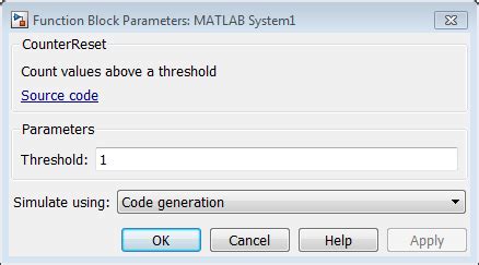 Matlab System ShowSimulateUsingImpl Visibility Of Simulate Using