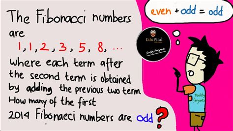 How Many Of The First 2014 Fibonacci Numbers Are Odd Youtube