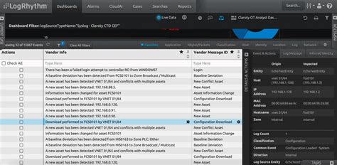 detecting operational technology threats with claroty and logrhythm