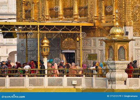 Beautiful View Of Golden Temple Shri Harmandir Sahib In Amritsar