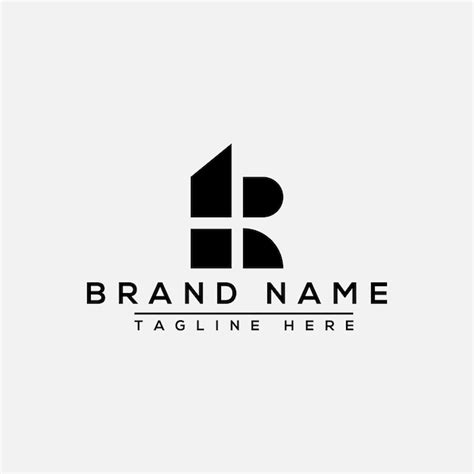 Letter R Logo Design Template Royalty Free Vector Image