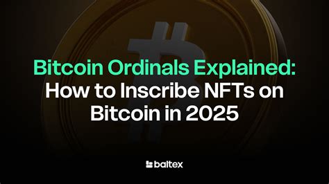 Bitcoin Ordinals Explained How To Inscribe Nfts On Bitcoin In 2025
