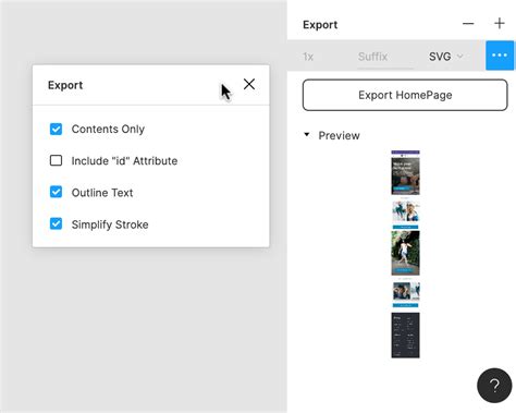 Getting Started With Exports In Figma Online Documentation