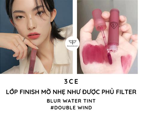 Son 3ce Double Wind Blur Water Tint Màu Đỏ Rượu Berry Giá Rẻ