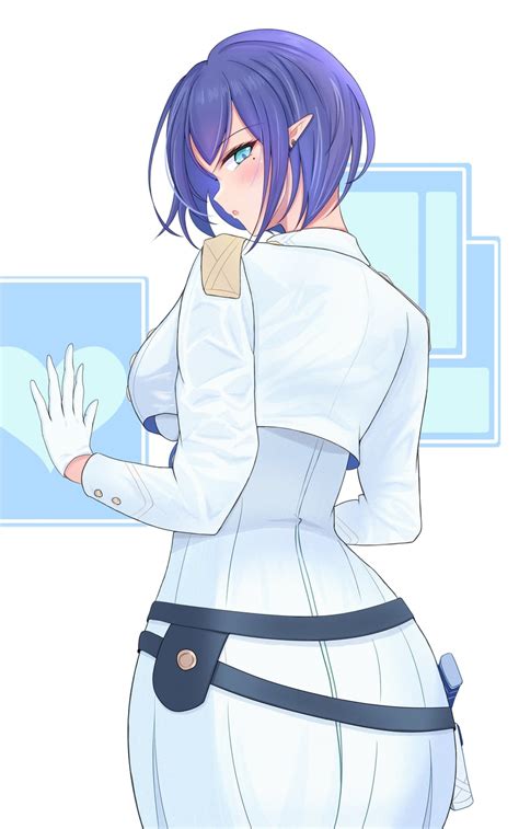 Aoi Blue Archive Drawn By Sarla Twin Danbooru