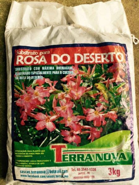 SUBSTRATO PARA ROSA DO DESERTO Kg Loja De ViveiroNtacua