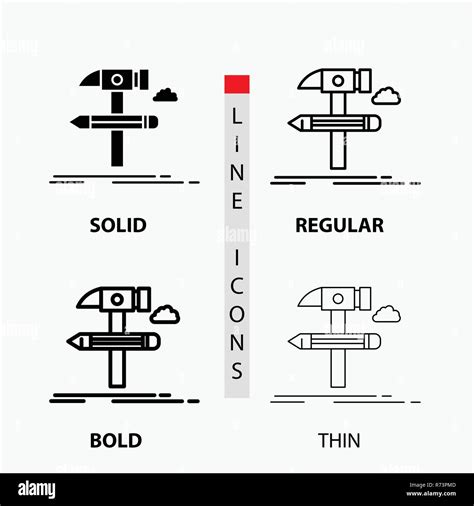 Build Design Develop Tool Tools Icon In Thin Regular Bold Line