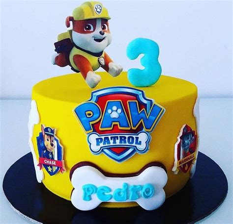 Paw Patrol Rubble Cake Paw Patrol Cake Rubble Paw Patrol Cake Paw