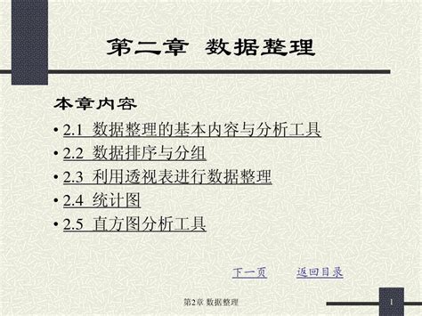 Excel分析与决策 第2章 数据整理word文档在线阅读与下载无忧文档