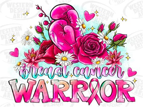 Breast Cancer Warrior Png Sublimation Design Download Breast Cancer