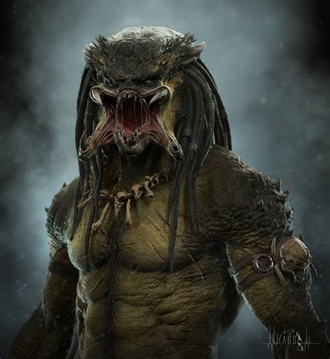 Yautja Primal Hunter By Alejandro Olmo Rimaginaryxenoverse